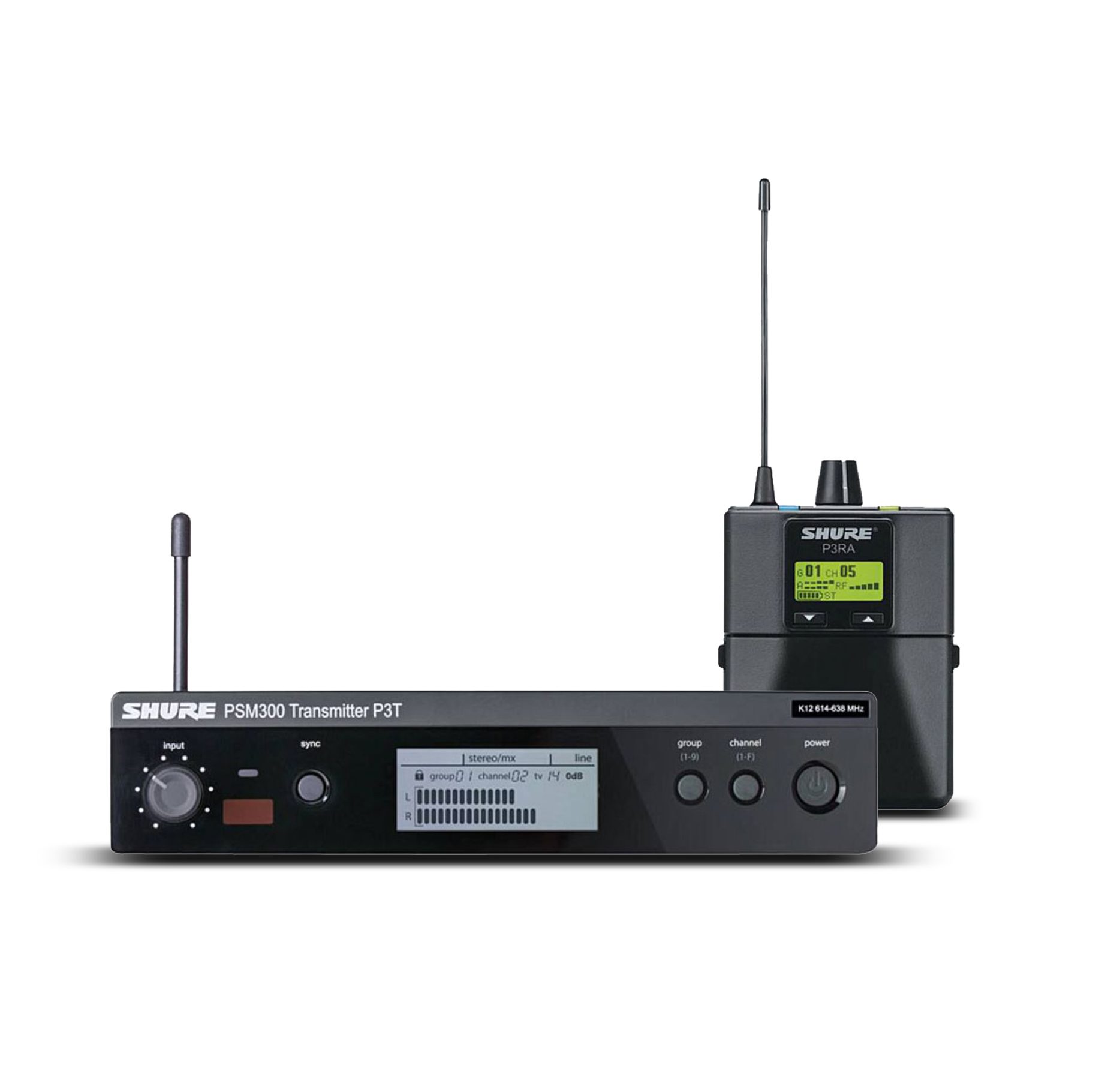 Shure PSM300 In Ear radio line - In Ear monitoring for testing - Earline